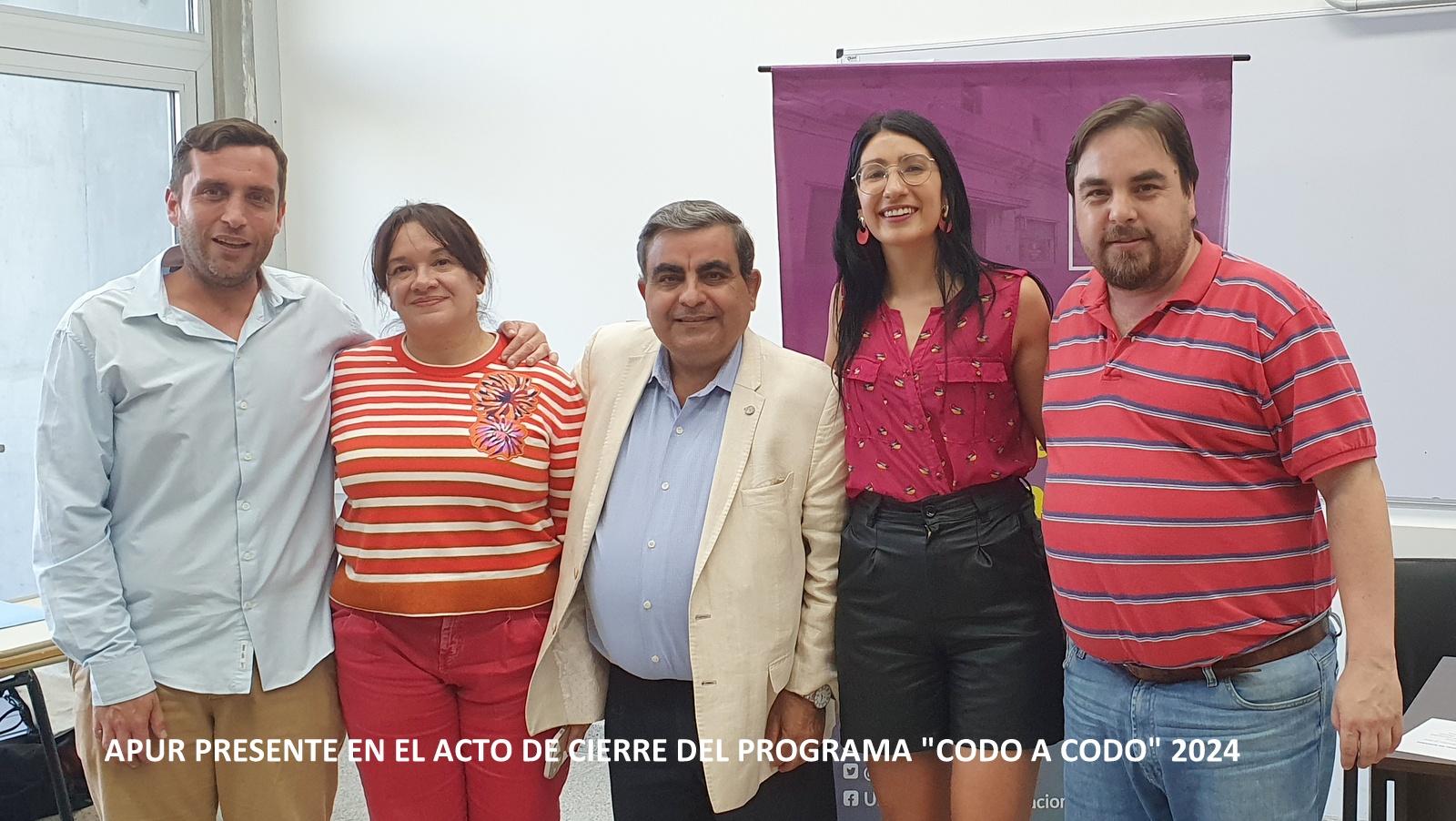 APUR presente en el Acto de Cierre del Programa "Codo a Codo" 2024 - A.P.U.R.